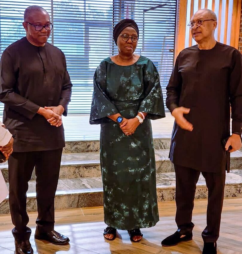 Presidential Hopeful, Peter Obi, Pays Condolence Visit To Widow Of Late Governor Of Ondo State ...